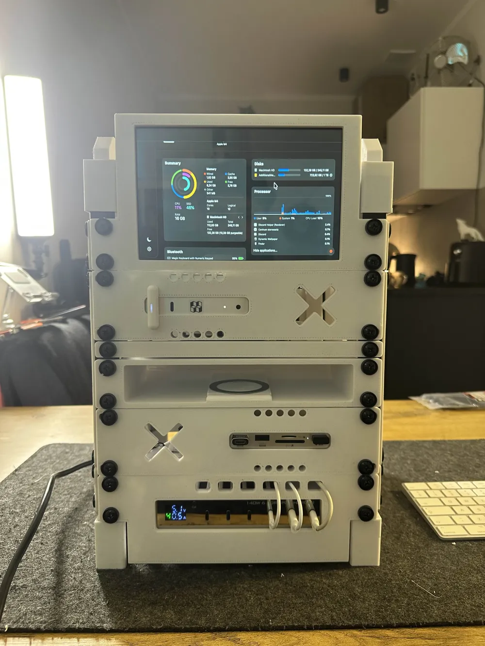 MacStack - 6U Rack Shelf - Free 3D Print Model - MakerWorld