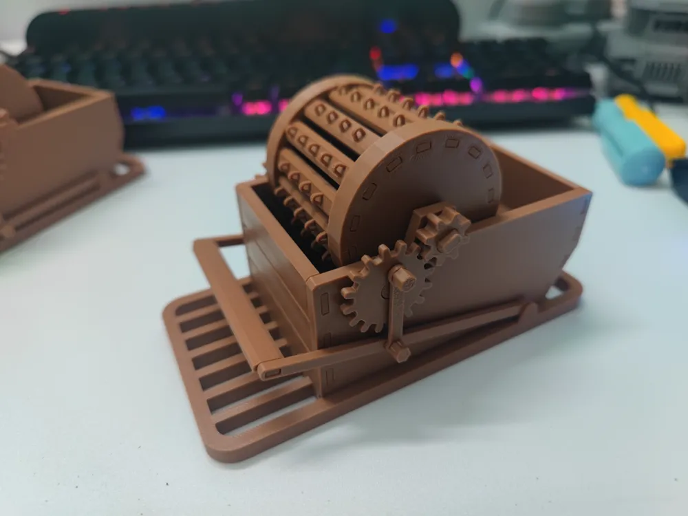 Threshing machine principle machine by SOFUN_ART MakerWorld: Download ...