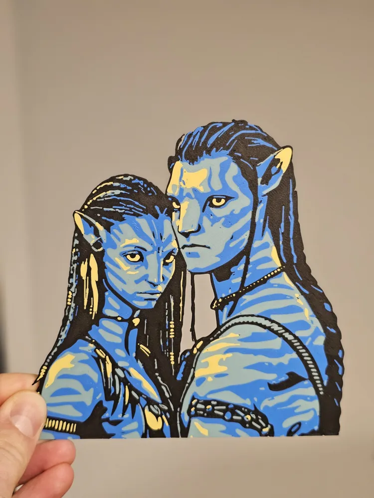 Avatar Cake Topper Ikran Neytiri & Jake Sully - Free 3D Print Model ...