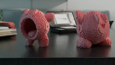 8 Bit Pixel Style Kirby by theStonefox - MakerWorld