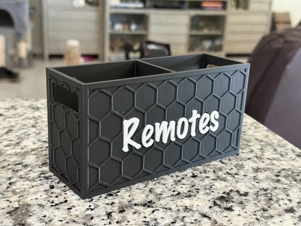 Remote Control Holder Organizer - Free 3D Print Model - MakerWorld