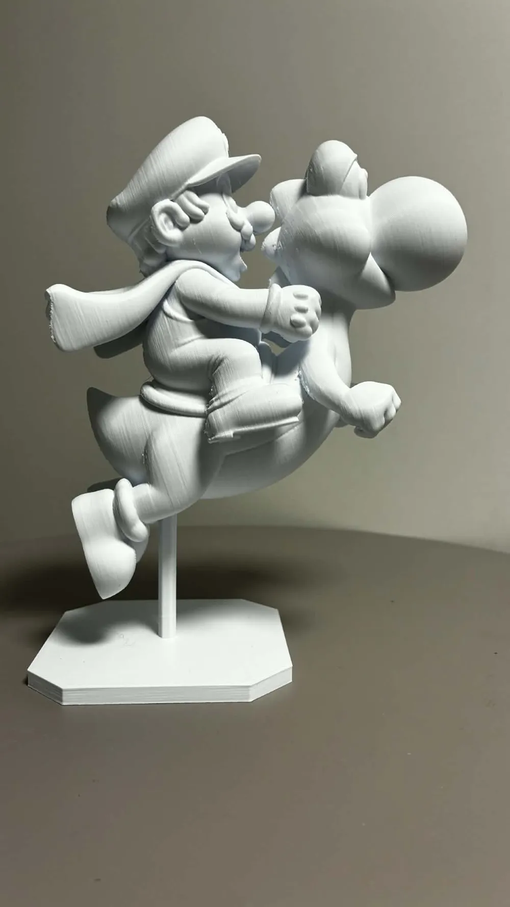 SNES Super Mario World Mario com Capa no Yoshi - Modelo gratuito para ...