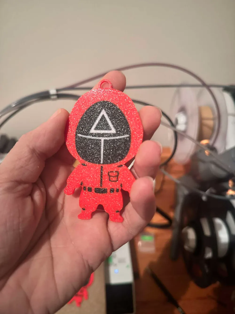 Squid game multicolor keychain by hajdua93 - MakerWorld