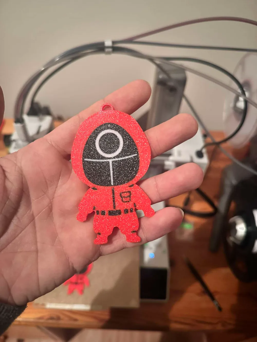 Squid game multicolor keychain by hajdua93 - MakerWorld