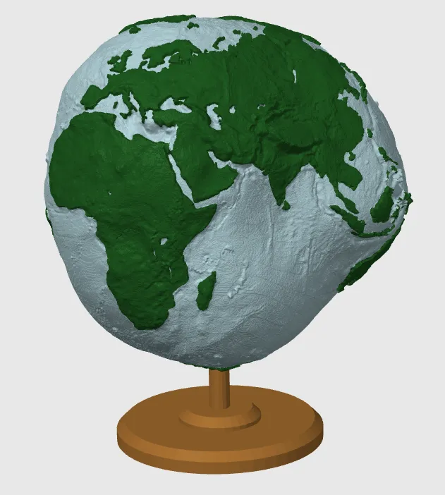 The Shape of the Earth: Geoid by Fuoconerow - MakerWorld