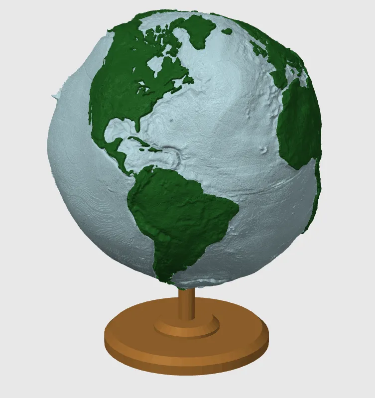 The Shape of the Earth: Geoid by Fuoconerow - MakerWorld