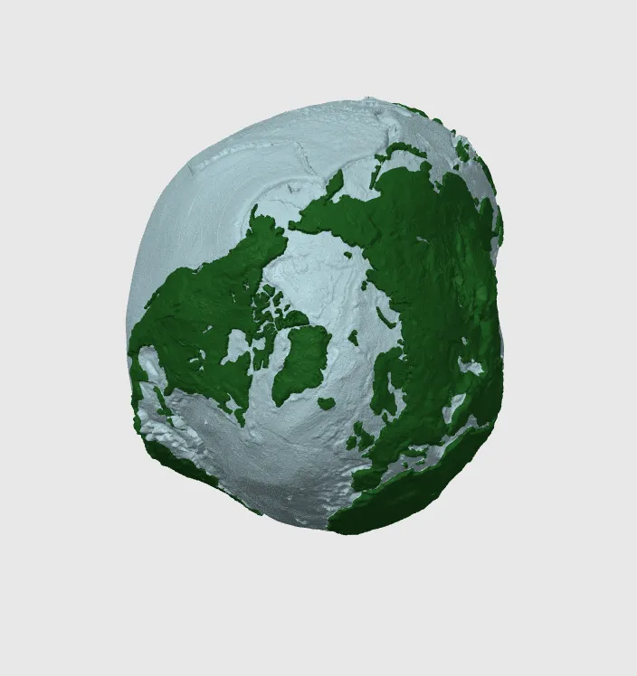 The Shape of the Earth: Geoid by Fuoconerow - MakerWorld