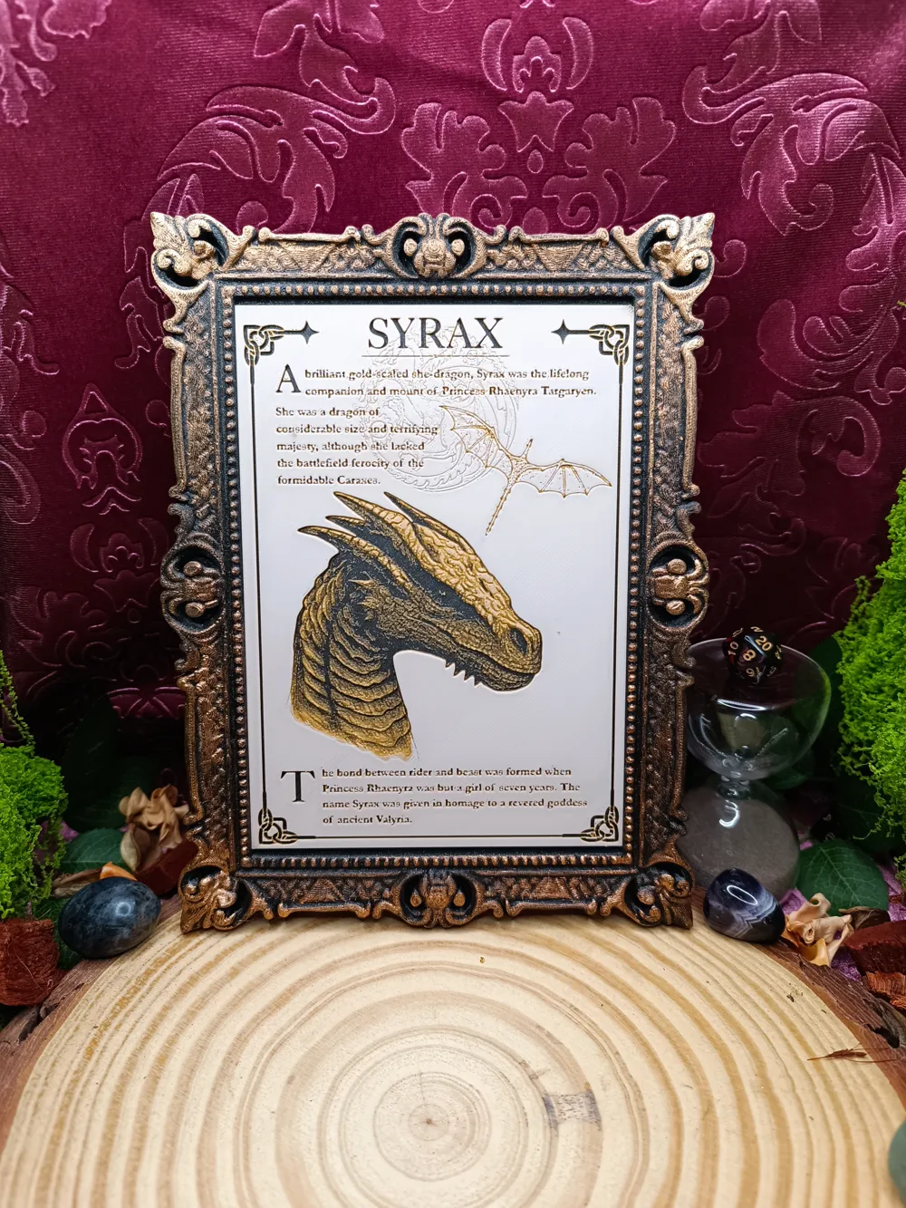 Syrax Dragon – Antique Codex Illustration Plate - Free 3D Print Model ...