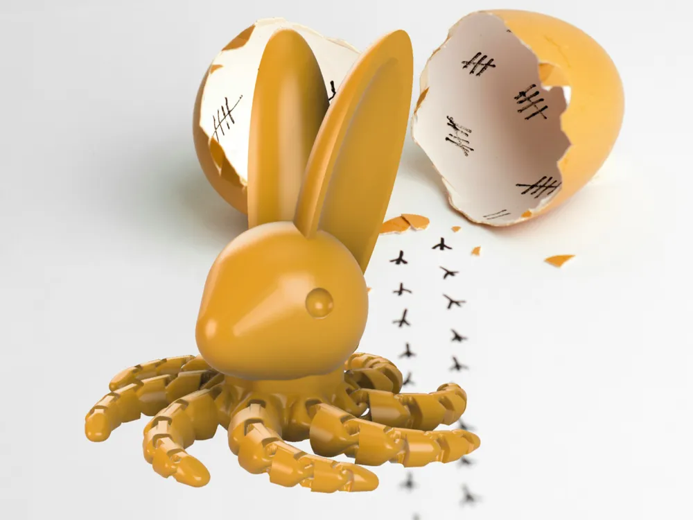 Octorabbit = Easter Bunny + Octopus by Atanas Bahchevanov - MakerWorld