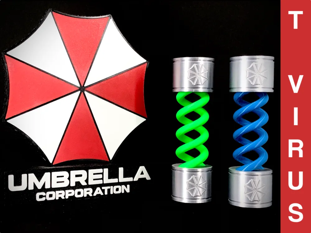 T-VIRUS, UMBRELLA CORPORATION, RESIDENT EVIL by 3DCREATION - MakerWorld