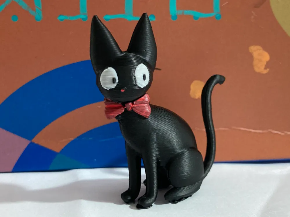 black cat Jiji from Kiki's delivery - Free 3D Print Model - MakerWorld