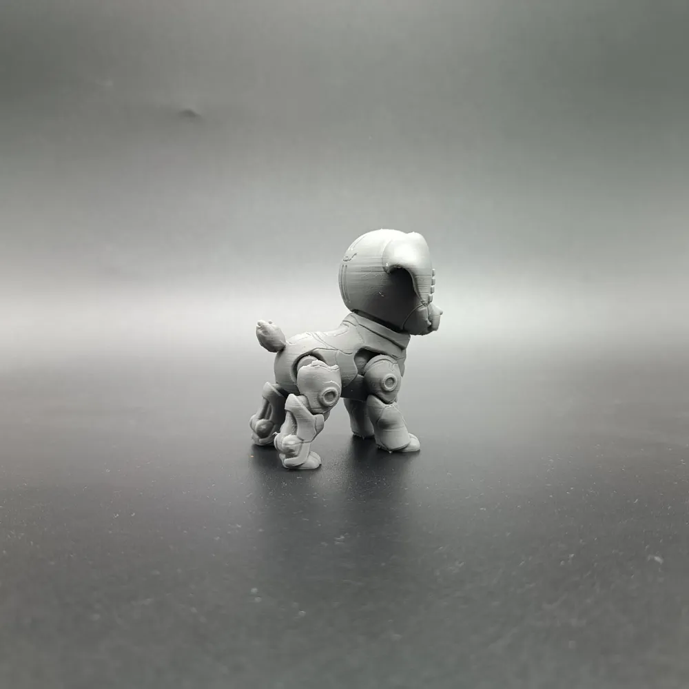 Neon Robot Puppy Cute Cyber Dog Toy - Free 3D Print Model - MakerWorld