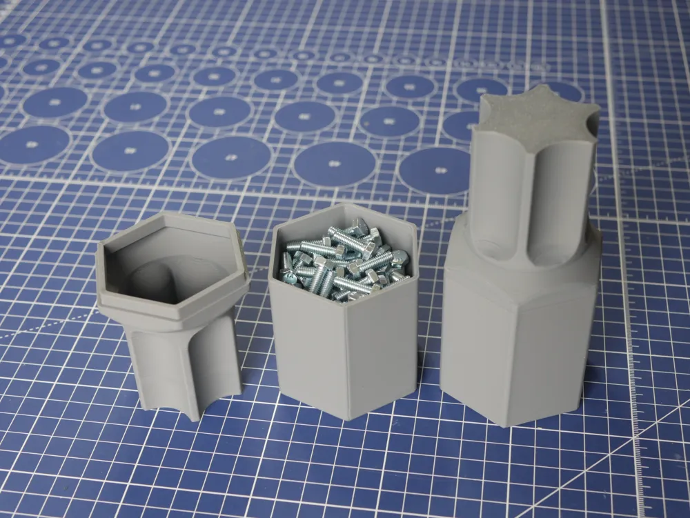 Torx Bit-Shaped Storage Container - Free 3D Print Model - MakerWorld