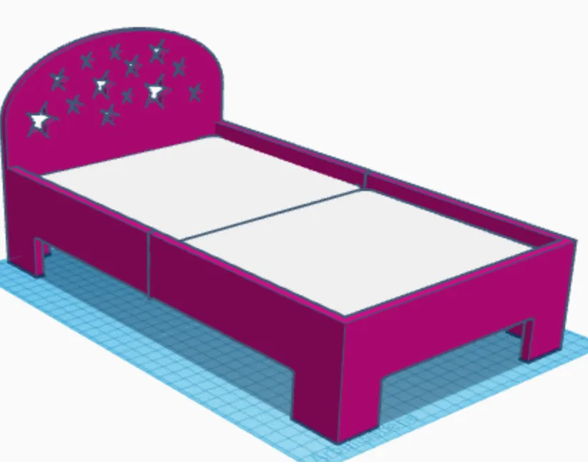 Barbie Kingsize Bed by kainzvonbeiden - MakerWorld