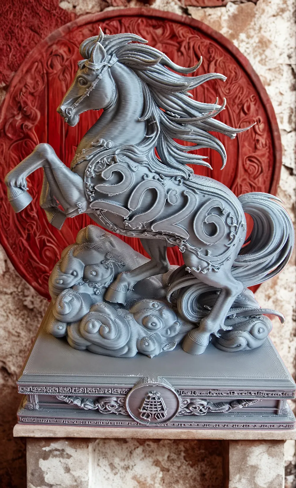 Chinese New Year Horse 2026 - Free 3D Print Model - MakerWorld