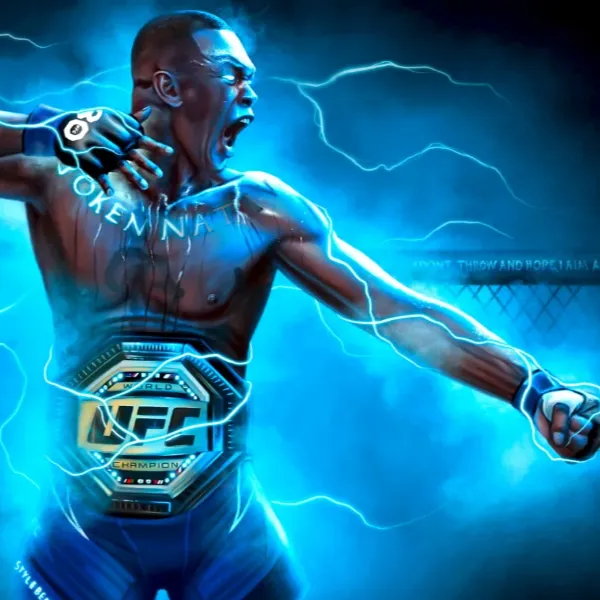 Israel Adesanya, "The Last Stylebender", Hueforge by BMC Fabrication ...