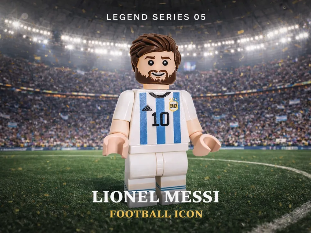Legend Series 05 — Lionel Messi | Football Icon - Free 3D Print Model ...