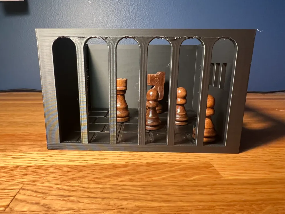 Chess piece prison by BlakeLLDavis - MakerWorld