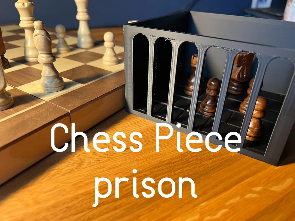Chess piece prison by BlakeLLDavis - MakerWorld