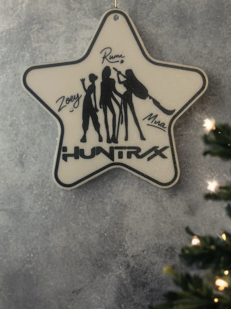 K POP Demon Hunters Hutrix Christmas Ornament by Blended Creations ...