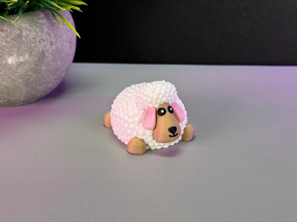 Cute Sheep - Free 3D Print Model - MakerWorld