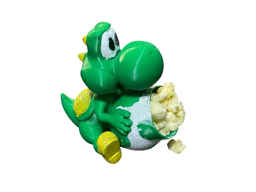 Seau à pop-corn et friandises Yoshi le film - Modèle d'Impression 3D ...