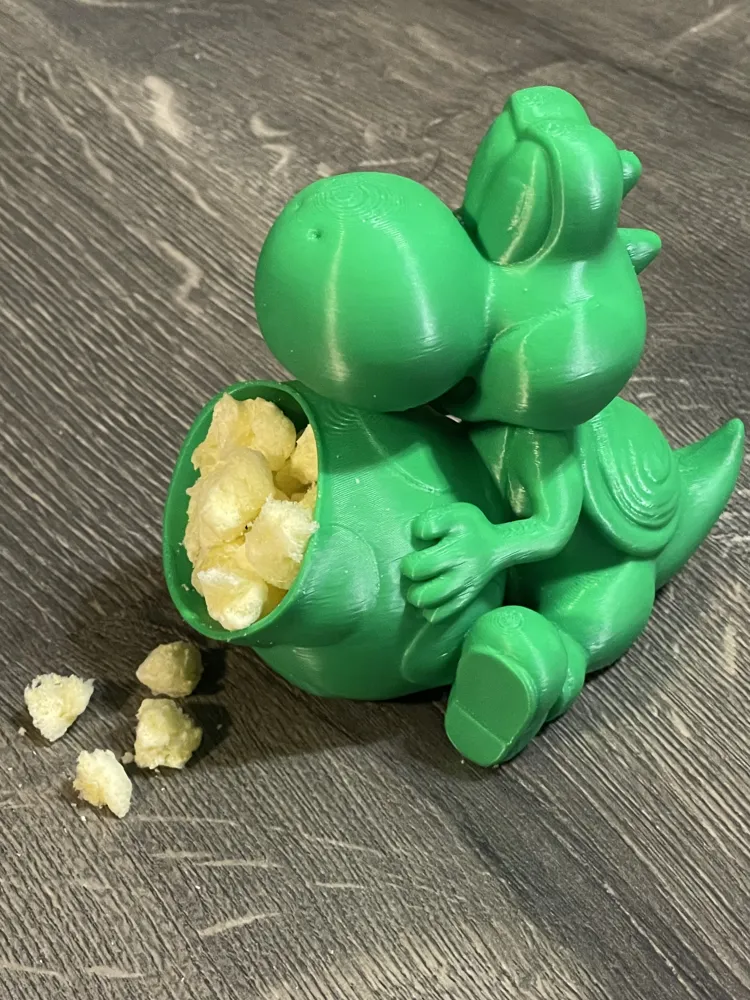 Yoshi Film Popcorn Snack Eimer – Kostenloses 3D-Druckmodell – MakerWorld