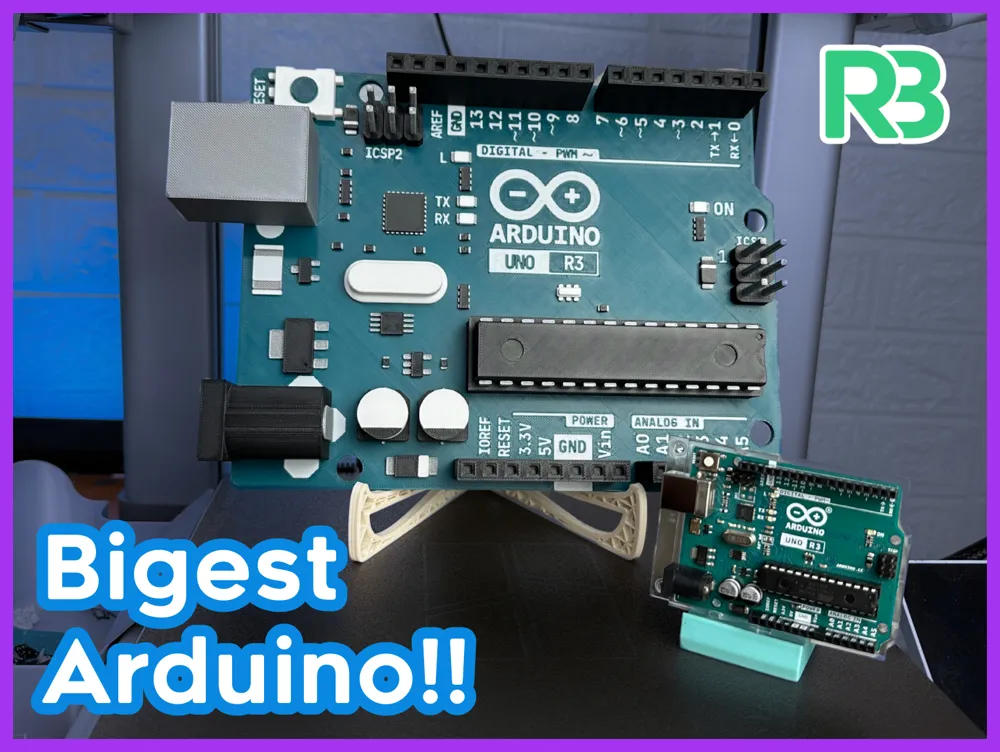 Giant Arduino UNO R3 – Multicolor Print by Rafa Barajas MakerWorld ...