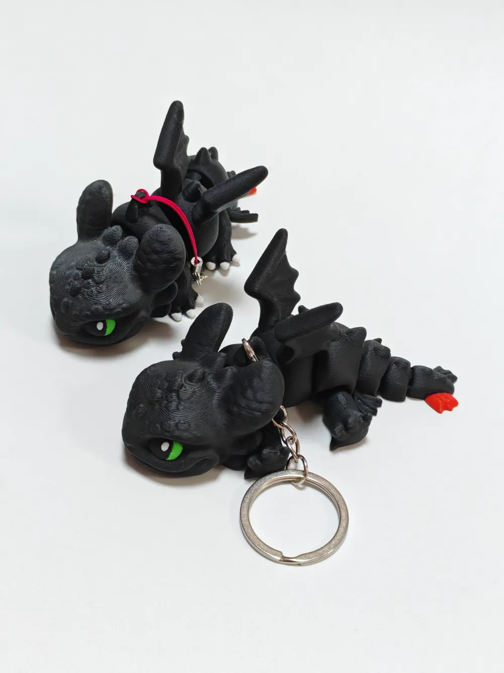 How to Train Your Dragon Toothless Night Fury Keychain - Free 3D Print ...