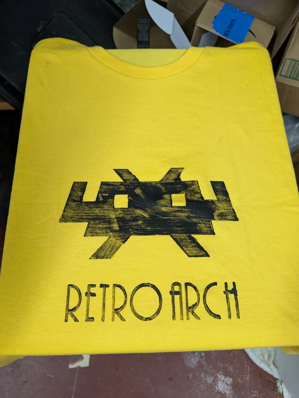 RetroArch T-Shirt Stamp - Free 3D Print Model - MakerWorld