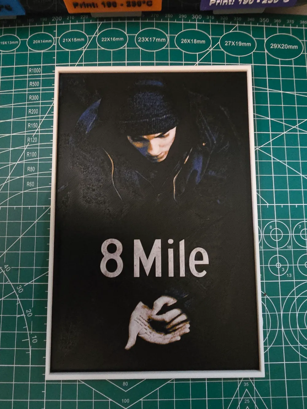 8 Mile Movie Poster - Hueforge Art by Lumpy3D MakerWorld: Download Free ...