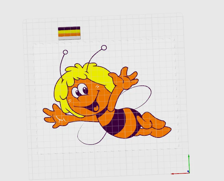 Biene Maja Kinder child Led Licht light 20 x 16 cm by disa3Dprint ...