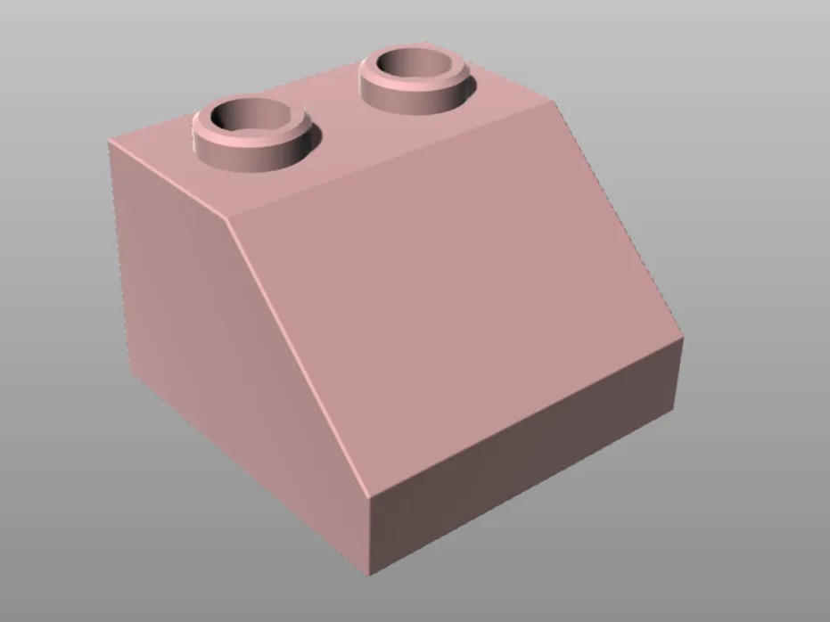 Mod: A-022-B 2x2 Technic Slope Brick - Free 3D Print Model - MakerWorld