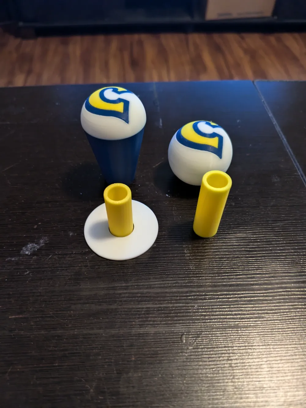 Sanwa Capcom Joystick top (threaded insert ready) by Koops Things -N ...