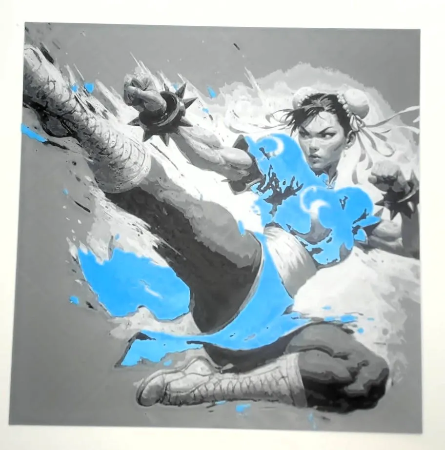 Chun Li Hueforge by LoFi Layers MakerWorld: Download Free 3D Models