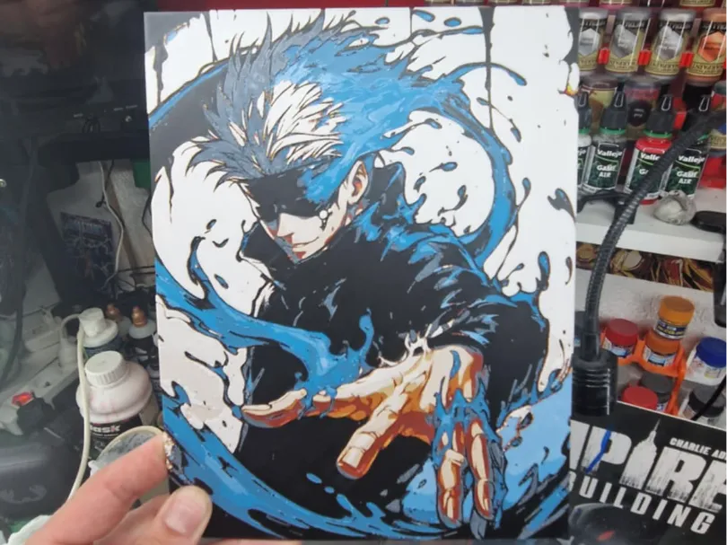 Jujutsu Kaisen Hueforge - Satoru Gojo by Dakiren MakerWorld: Download ...