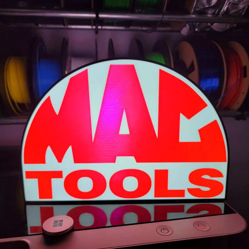 Mac Tools Logo Lightbox by joshua.makes - MakerWorld