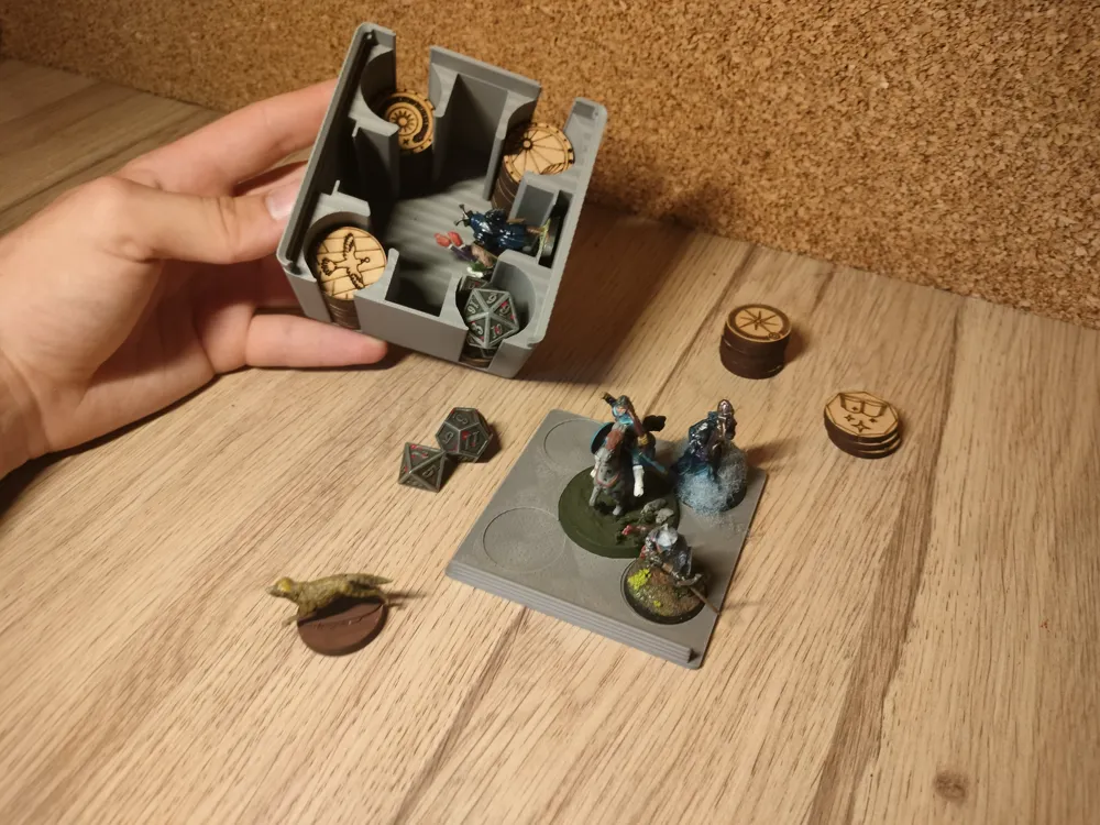 Gridfinity - miniature, dice & coin Storage box by Sten/Her0 MakerWorld ...