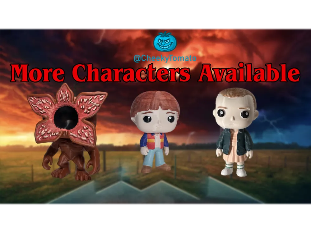 Figurine Chibi Demogorgon Stranger Things Compagnon de bureau par ...