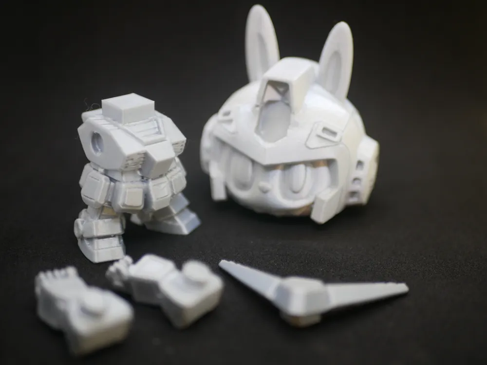 Gundam Labubu. Original Labubu. No AMS required by Chocobo MakerWorld ...