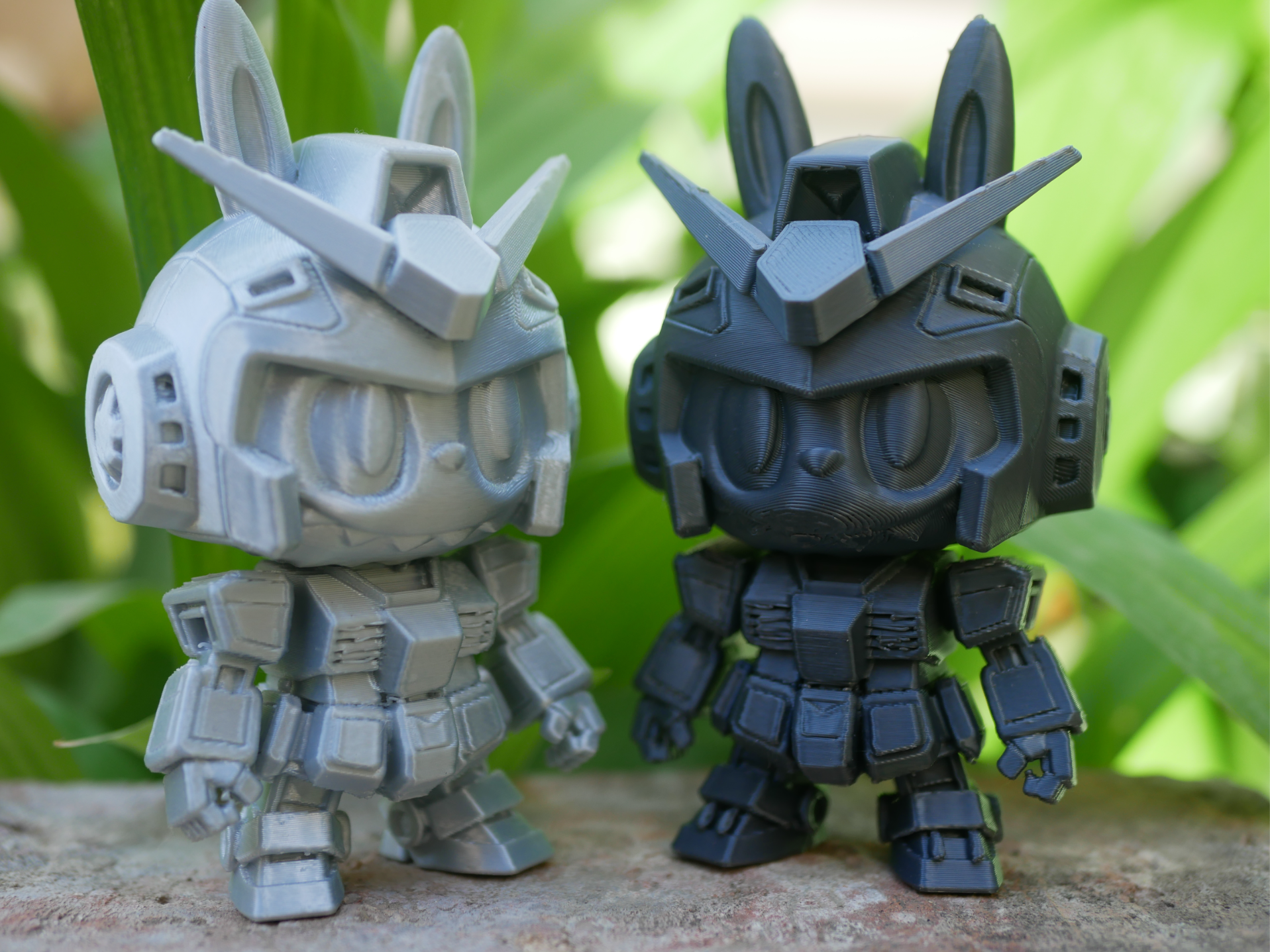 Labubu Gundam. Impression en plusieurs parties par ChocoboMakerWorld ...