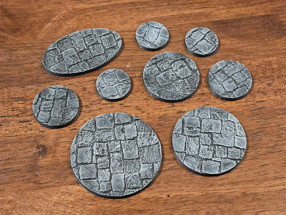 Stone Brick Bases (25 to 60 mm) by Yandalf MakerWorld: Download Free 3D ...