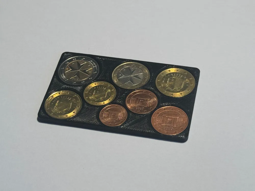 Euro Coin Display Card by DerWackeldackel MakerWorld: Download Free 3D ...