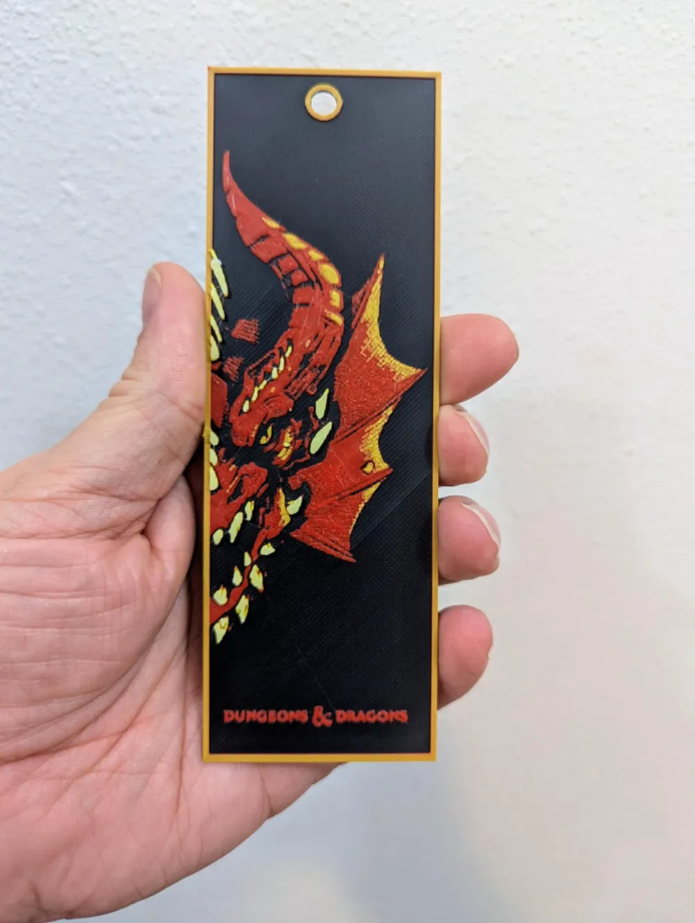 Dungeons & Dragons Red Dragon Bookmark by Nate - MakerWorld