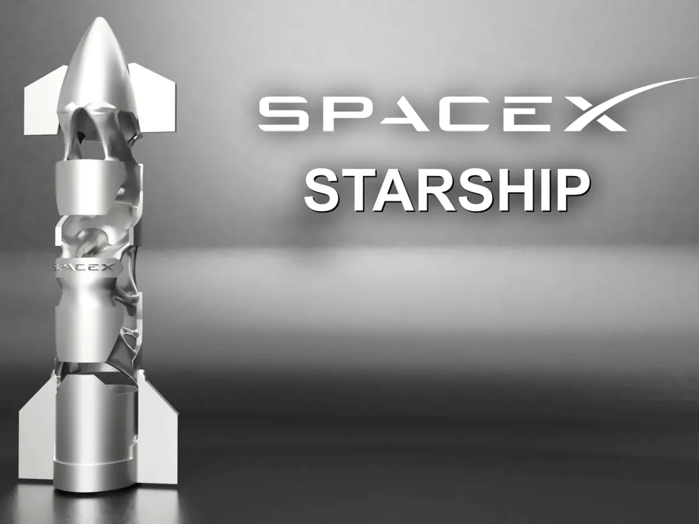 Space X Starship generative model by NYDER MakerWorld: Download Free 3D ...