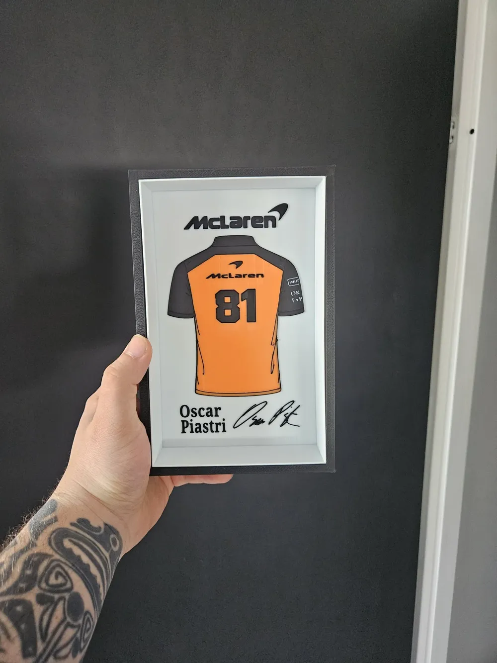 F1 - McLaren Oscar Piastri Jersey - Free 3D Print Model - MakerWorld