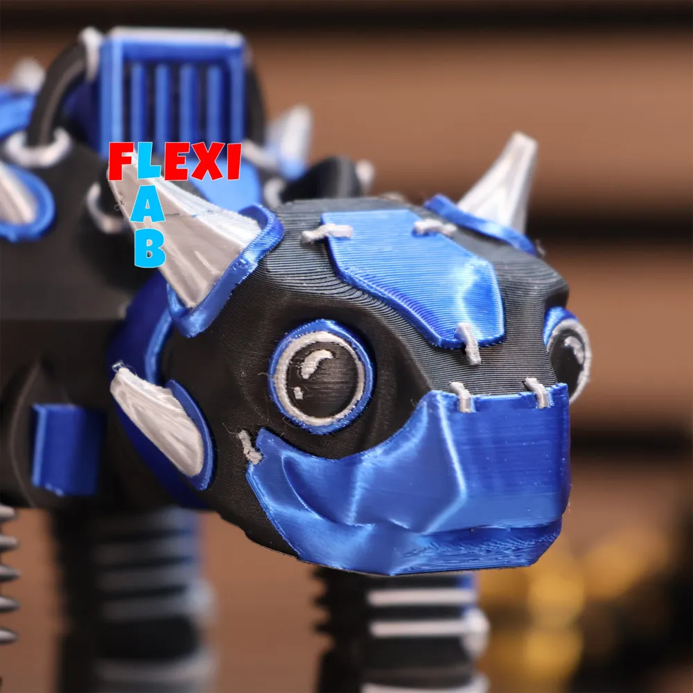 Flexi Dino Robot Ankylosaurus Dinosaur Toy by FlexiLAB MakerWorld ...