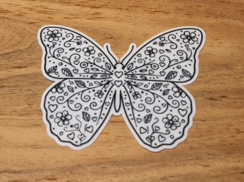 Love & Bloom Butterfly - Schmetterling - Free 3D Print Model - MakerWorld