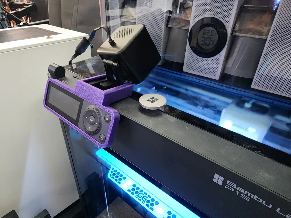 Wyze Cam v4 top glass mount for P1S screen - Free 3D Print Model ...