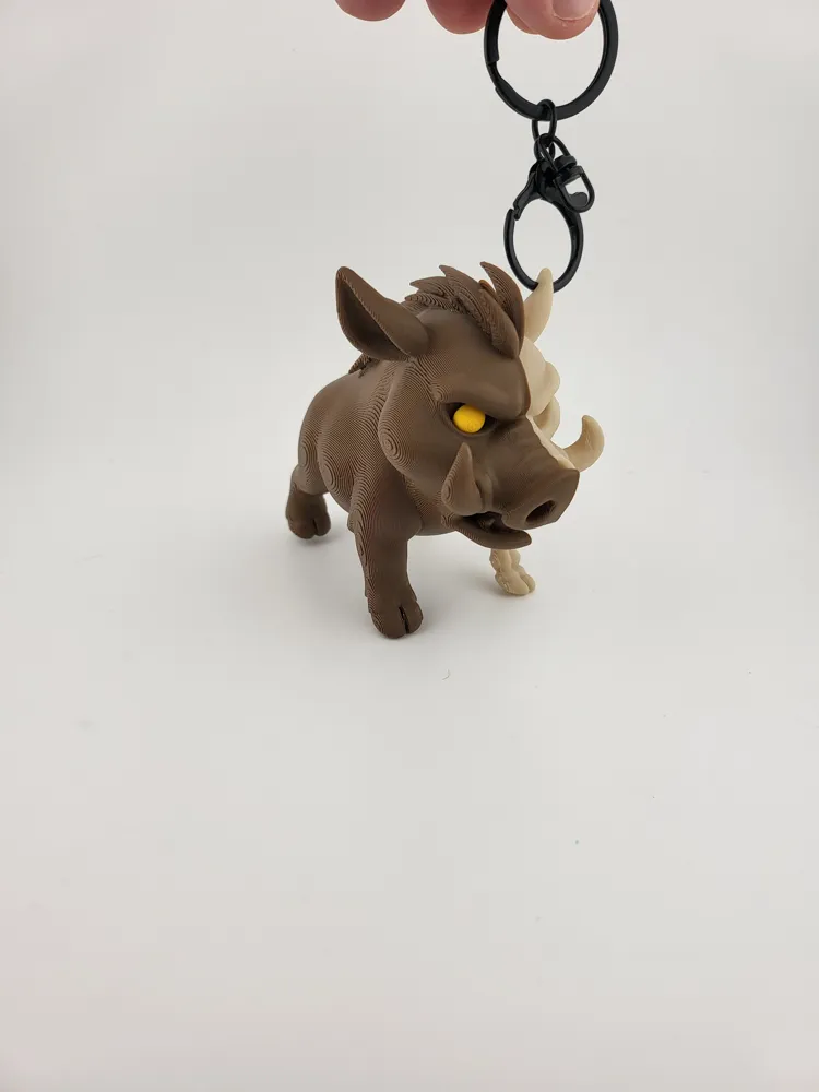 Kawaii Skeleton Pumba Keychain – Cute Stylized 3D by Mad power ...